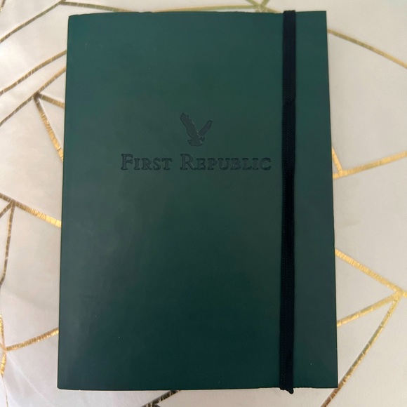 Office | Rare First Republic Bank Swag Bound Notebook | Poshmark